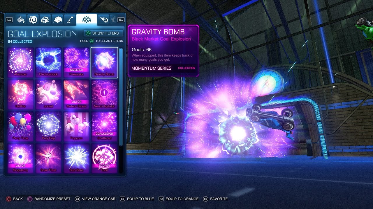 Gravity Bomb l Rocket League Goal Explosion [2021 SHOWCASE] - YouTube