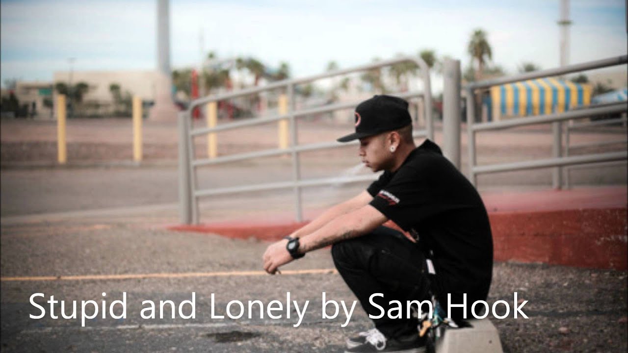 Stupid and Lonely-Sam Hook (lyrics) - YouTube