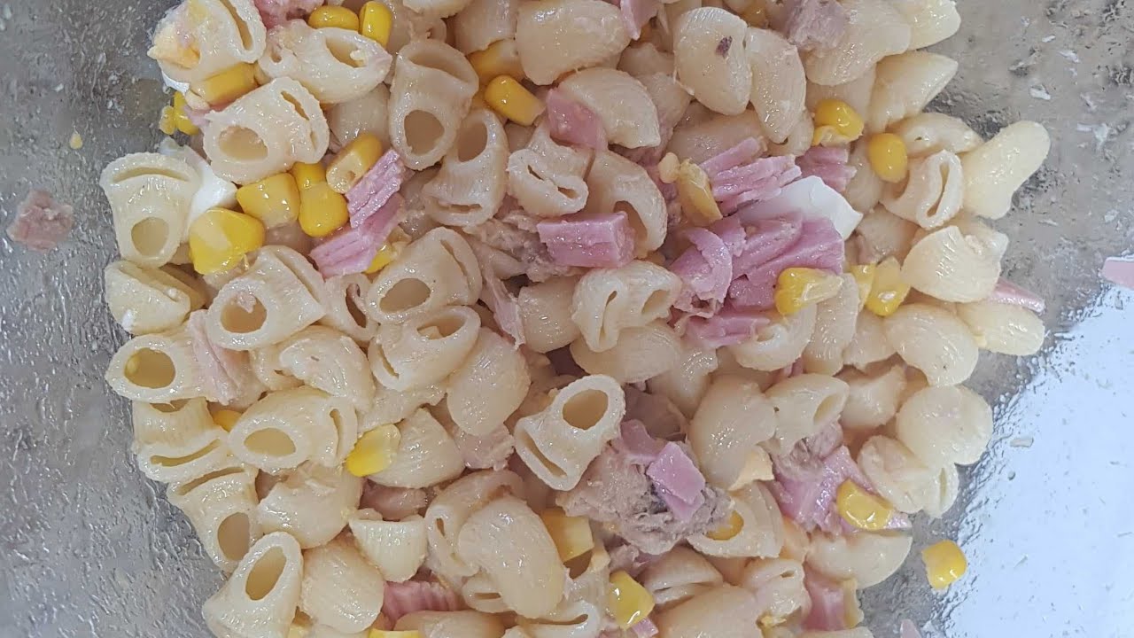 ENSALADA DE PASTA CON ATÙN FRIA - YouTube