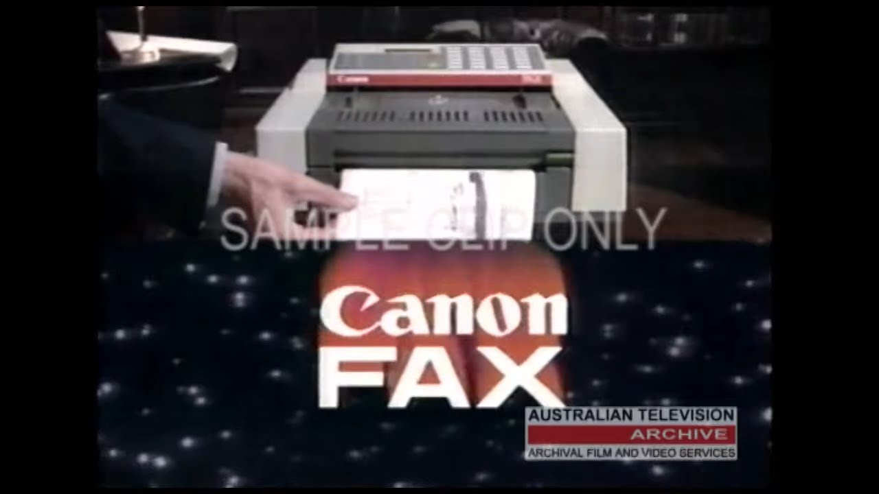 Revolutionizing Communication: Canon Introduces the Fax Machine in 1986 ...