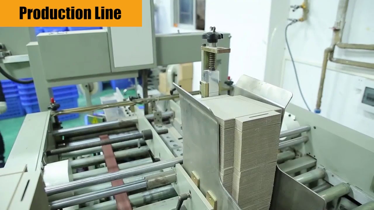Packing Box production line - YouTube