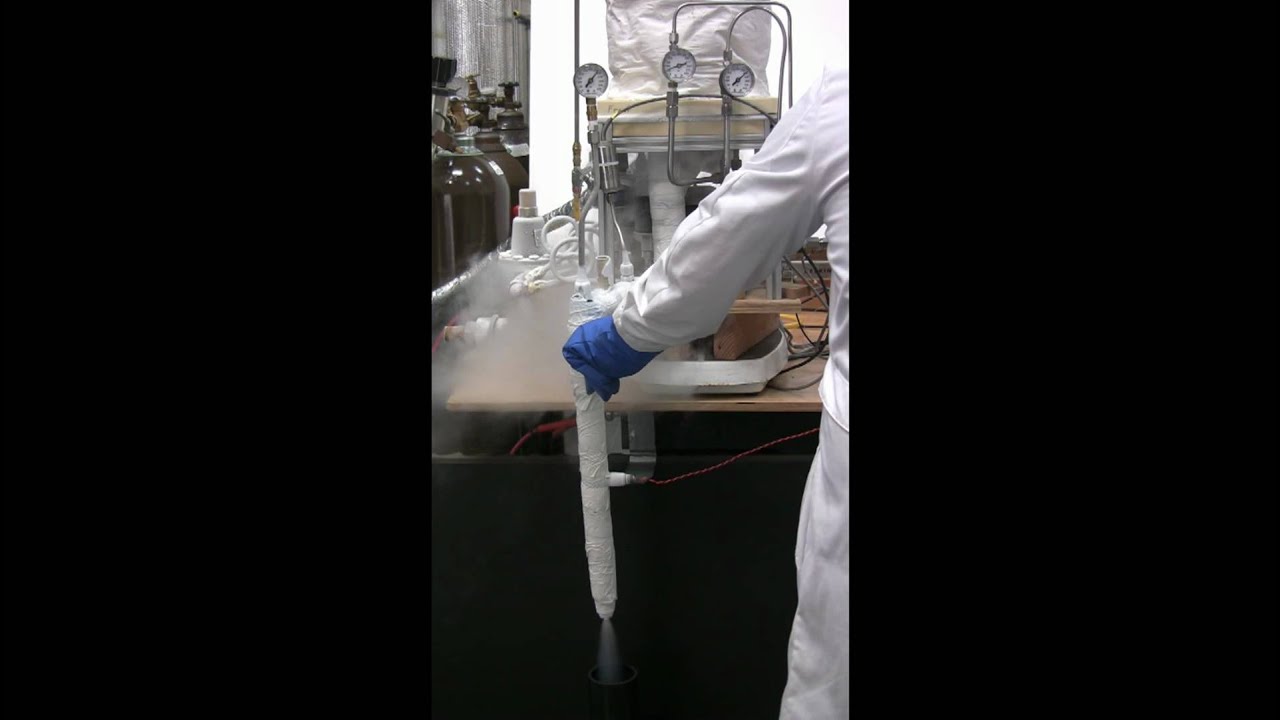 Flometrics NASA SBIR Rocket Fuel Pump LN2 testing - YouTube
