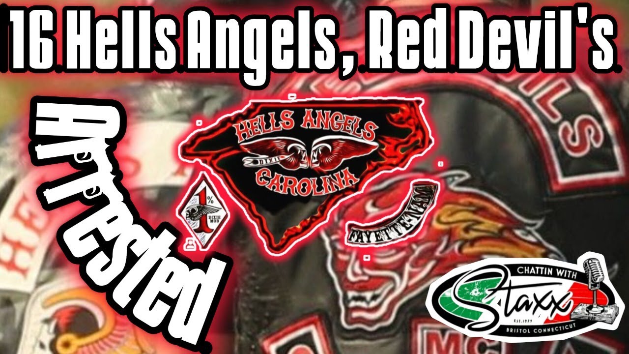 16 Hells Angels & Red Devils Motorcycle Gang Members Face Charges - YouTube