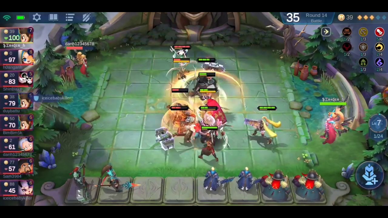 Magic Chess Bang Bang : 6 Fighters, 1 Marksman, 2 Devil - YouTube