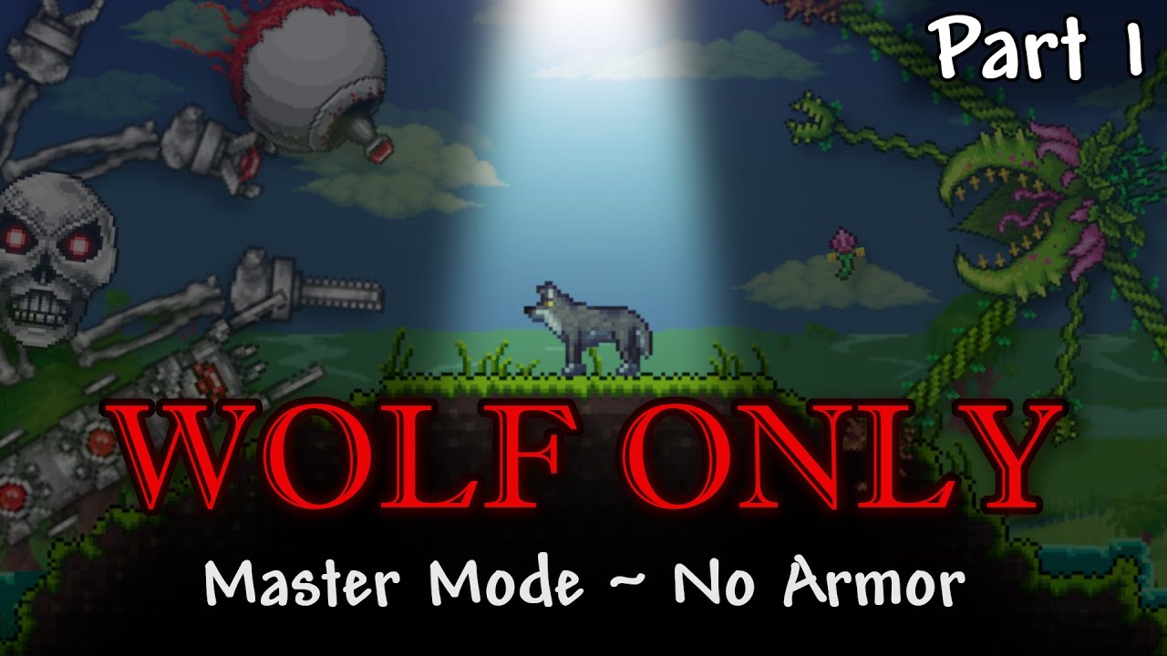 Beating Terraria ENTIRELY as a Wolf | Part 1 | Early Game - Plantera ...