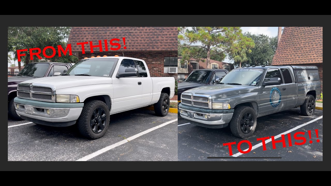 2nd Gen Cummins Build Ep2 (Sanding, Vinyl Wrap, Decals and New ...