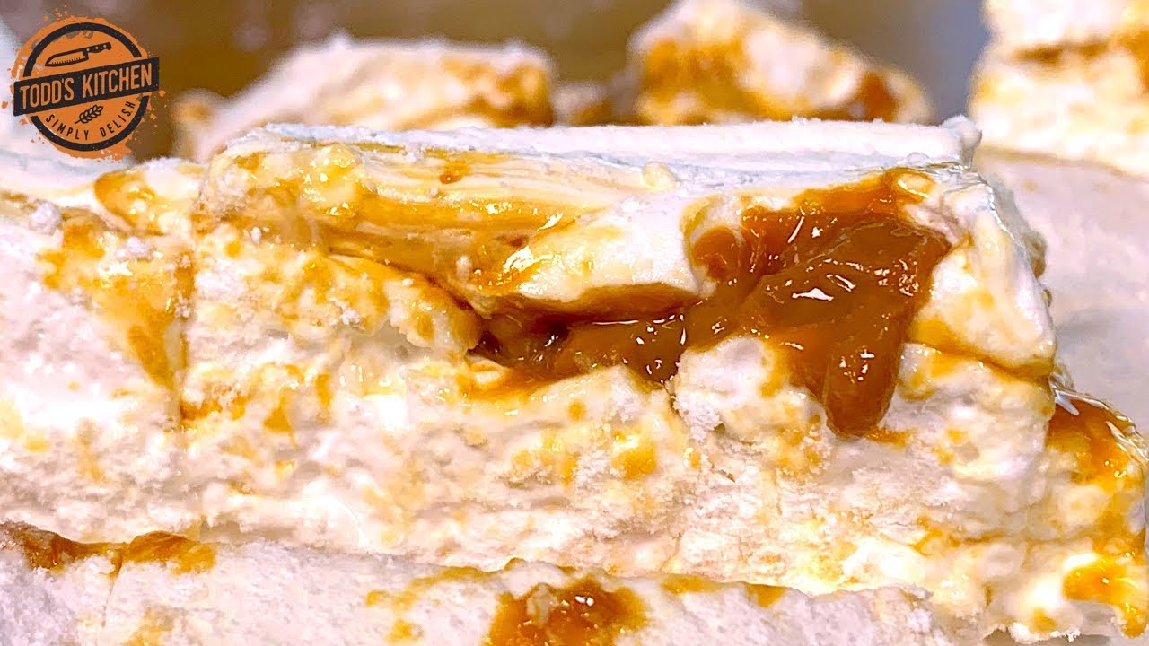 How to make Salted Caramel Marshmallows recipe 4K - YouTube