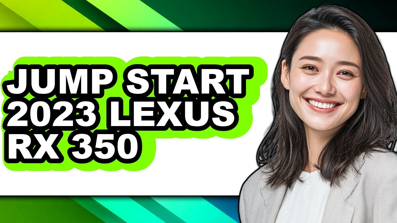 How To Jump Start A 2023 Lexus Rx 350 (UPDATED) - YouTube