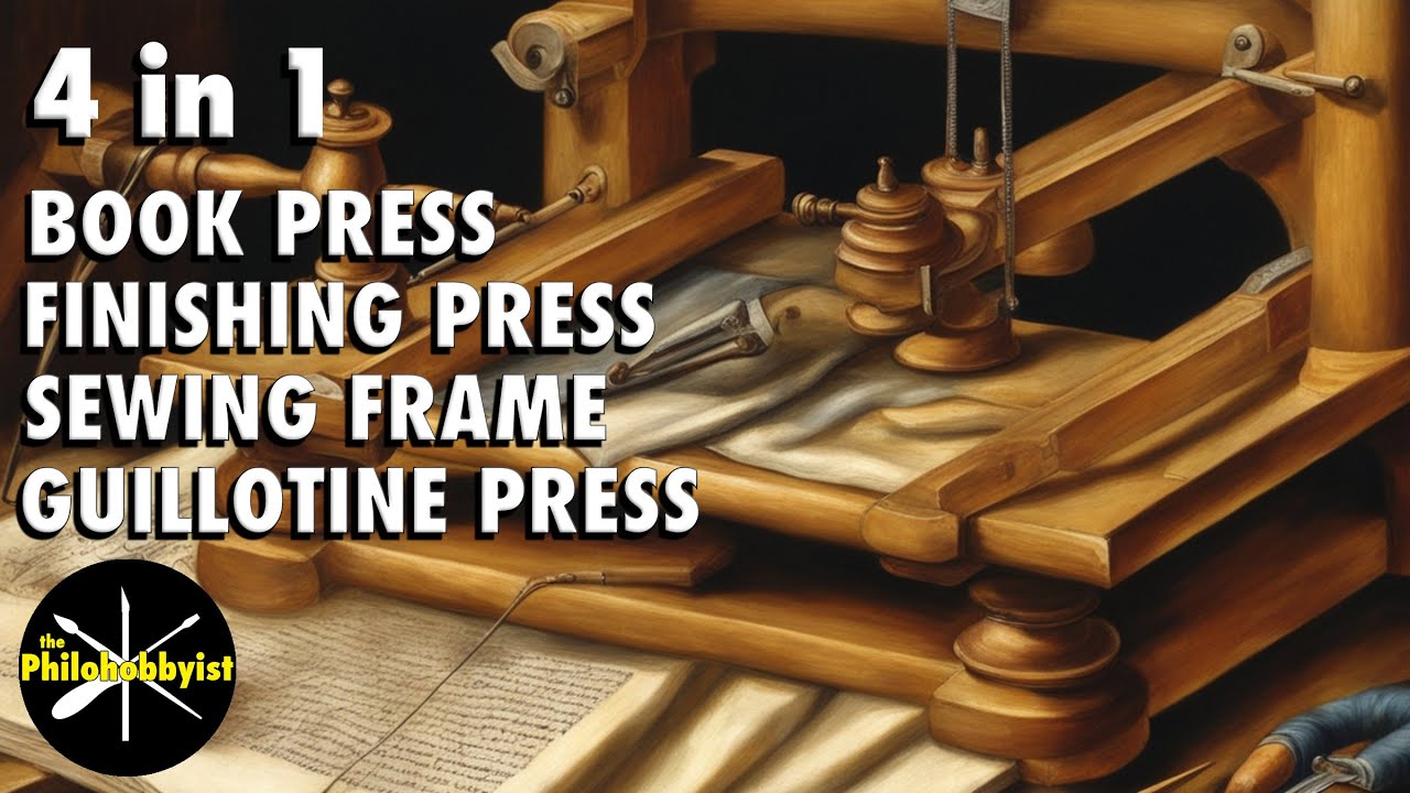 This Is A MUST HAVE For BOOKBINDING! #bookbinding #book press - YouTube