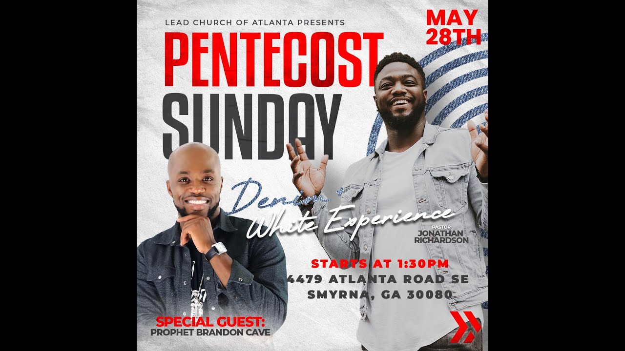 PENTECOST SUNDAY! GUEST PROPHET BRANDON CAVE - YouTube