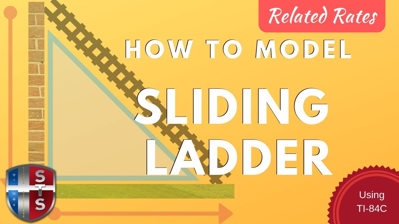 How to model the Sliding Ladder related rates problem using the TI-84C ...