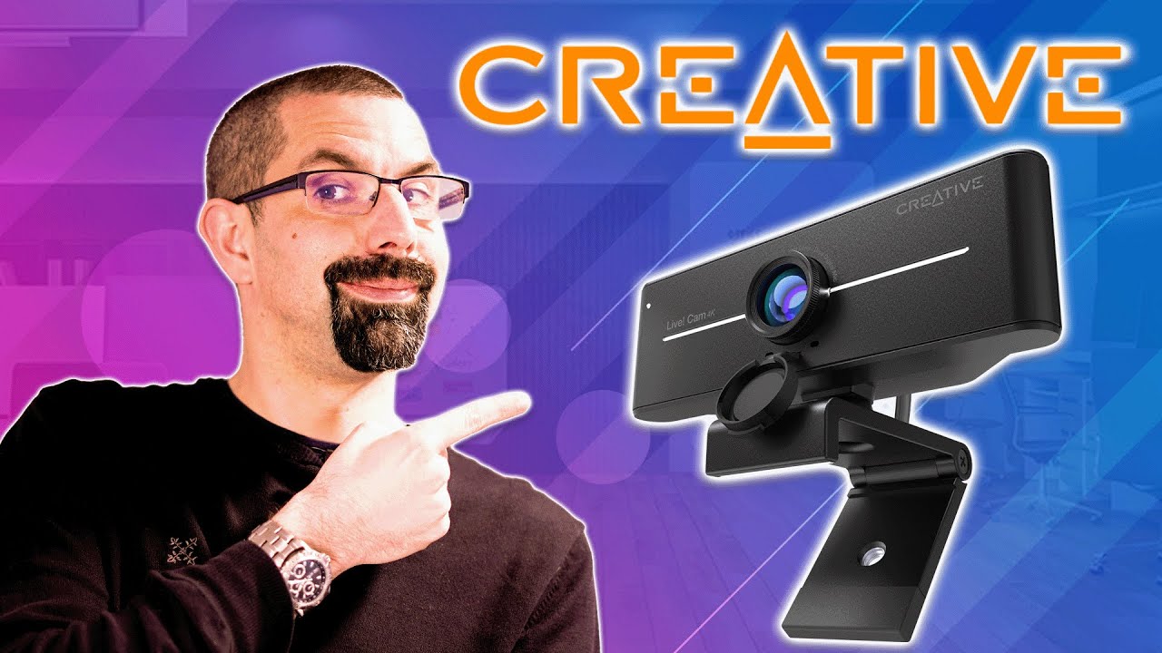 Creative LIVE! CAM SYNC 4K Test d'une webcam avec compensation de ...