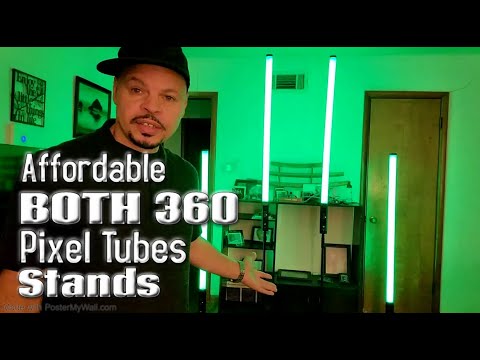 Both 360 Titan Pixel Tubes | Inexpensive Alternative Stands - YouTube