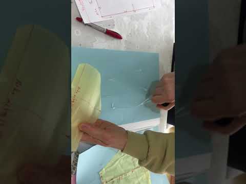 Türban Tekparça türban dikiş aşaması