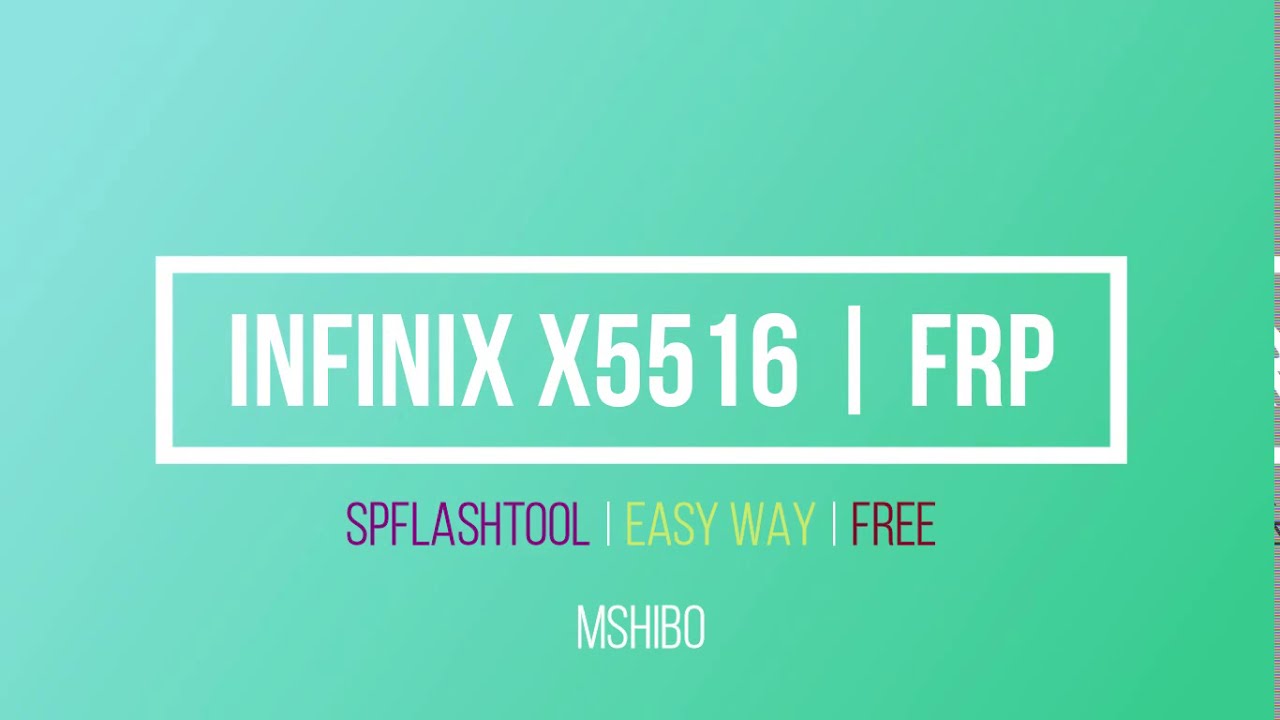 INFINIX X5516 | X5516B | 9.0 | FRP Bypass | EASY AND FREEEEE!! - YouTube
