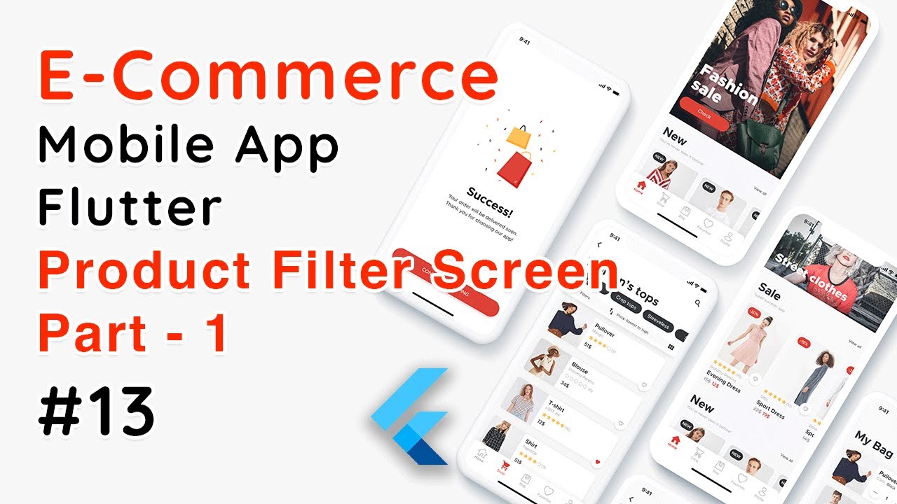Flutter E-Commerce App – Product Filter UI (Price, Colors, Sizes ...