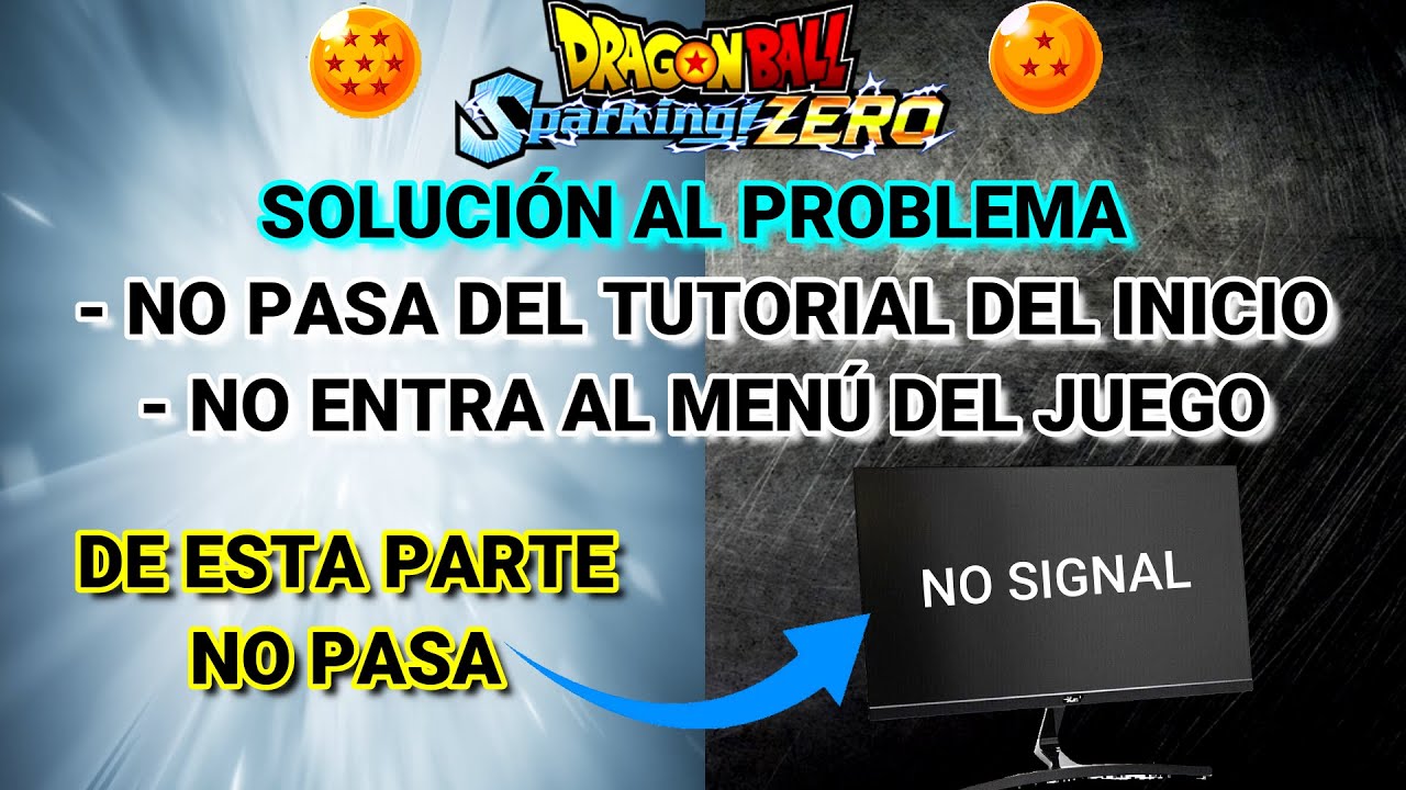 DB SPARKING ZERO | SOLUCION PC | NO PASA DEL TUTORIAL DEL INICIO | NO ...