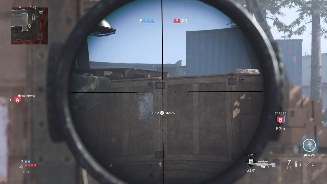 Call of Duty®: Modern Warfare Jump Snipe = Insta Nut - YouTube