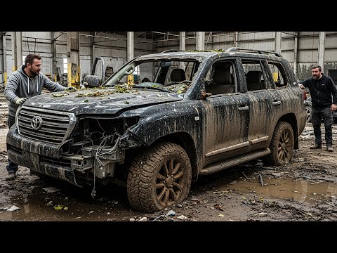 Full Car Restoration: Land Cruiser VX-R Rebuilt After 370,000 KM | Complete Revival