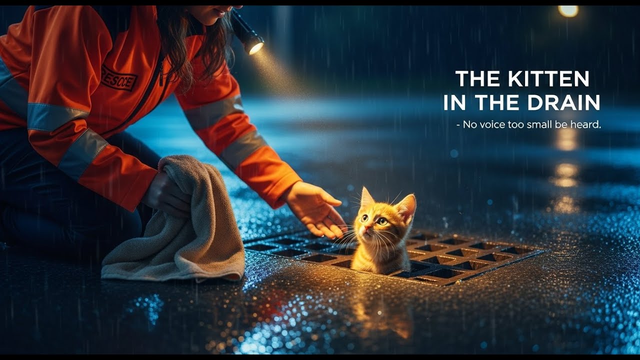 The Kitten in the Drain – A 30-Second Rescue Story - YouTube
