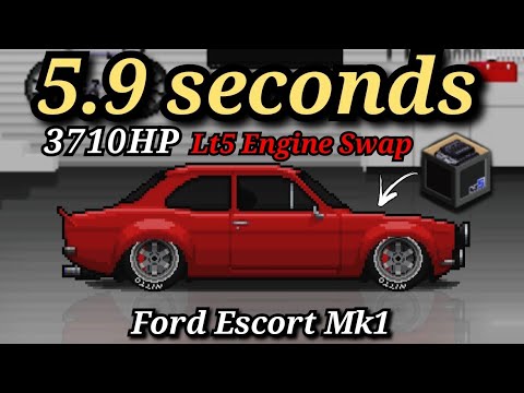 THE FASTEST FORD ESCORT | PIXEL CAR RACER - YouTube