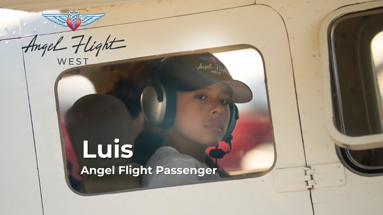 Future Pilot Luis - Angel Flight West Impact - YouTube