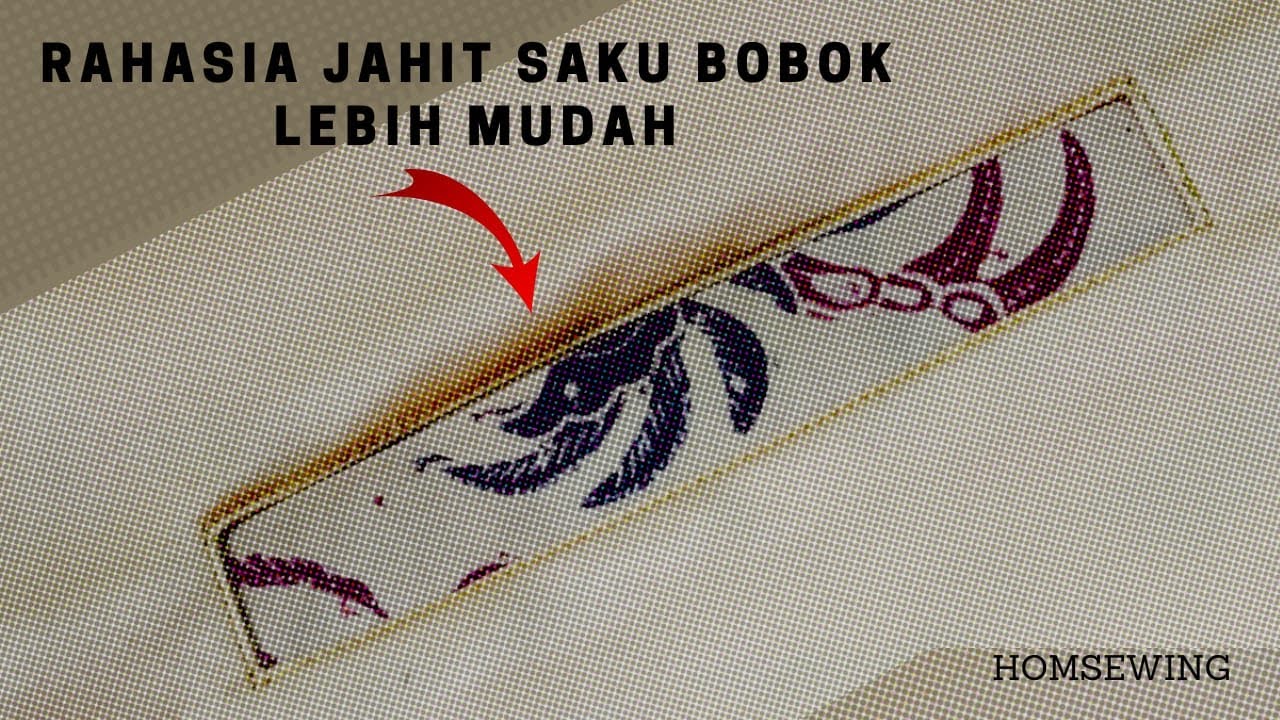 Cara Jahit Saku Bobok Tehnik Termudah | Menjahit Kantong Bobok | Sewing Tutorial - YouTube