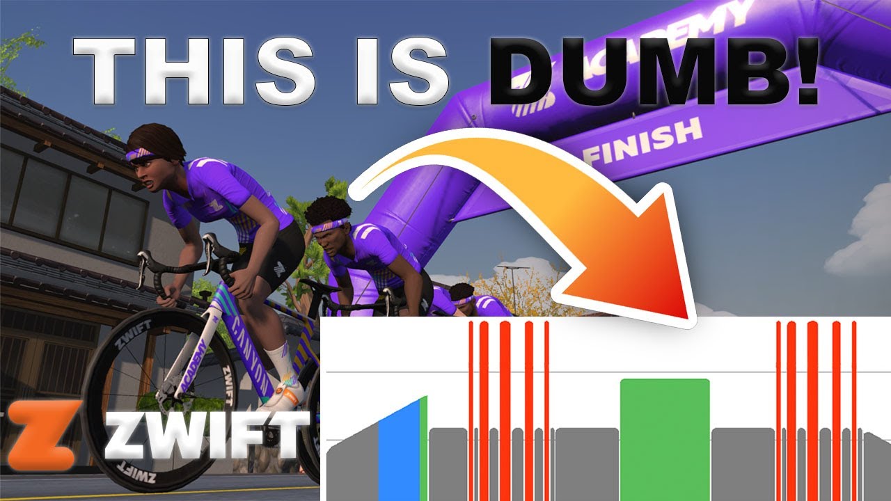 NOT GOOD! Zwift Academy Road Workout 5 - YouTube