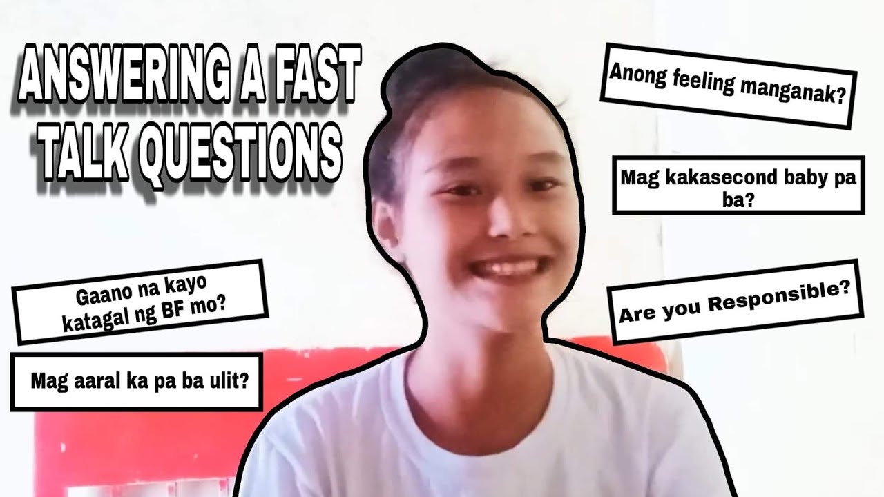 Answering a fast talk Questions (Rio Madrid) - YouTube