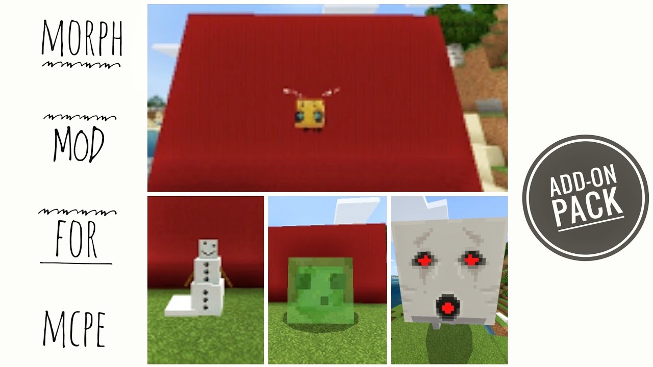 Morph mod for 1.17/Like Java/25 mobs and their abilities. - YouTube