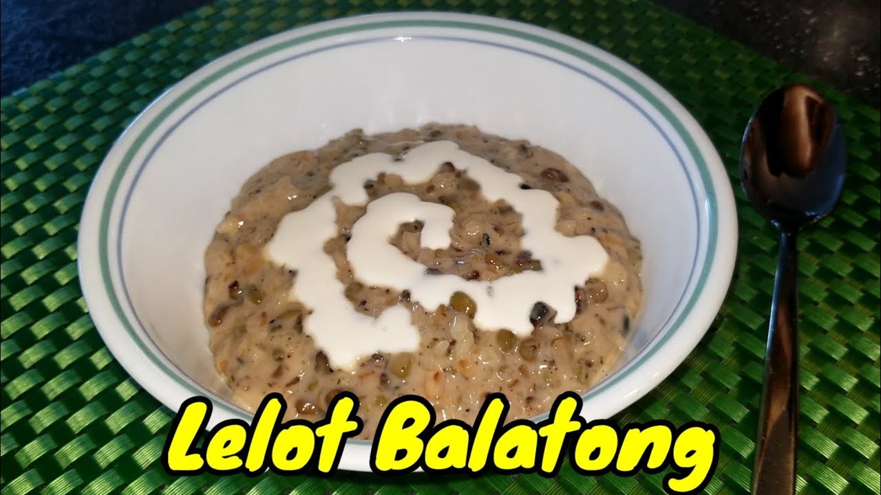 Lelot Balatong or Ginataang Mongo - YouTube
