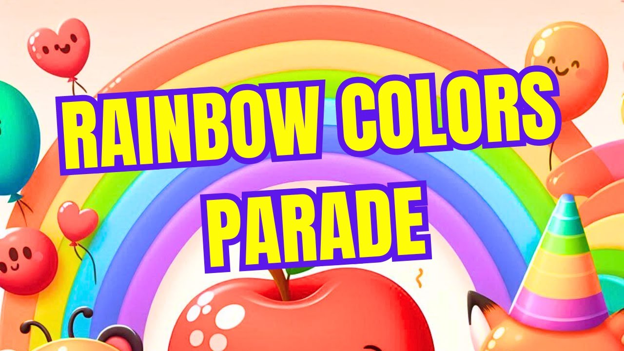 Music for Kids : Rainbow Colors Parade - YouTube