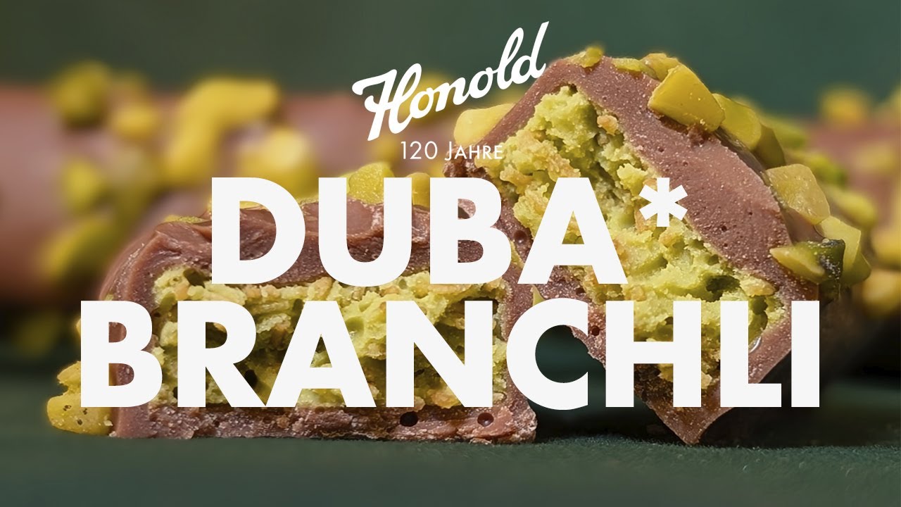 Confiserie Honold | Dubai Branchli | 100 % Handarbeit seit 1905 - YouTube