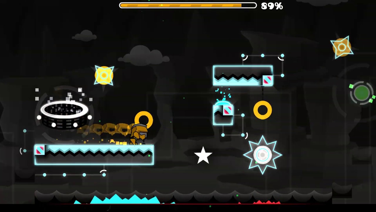 Geometry Dash Final Bosss II (Daily level #46) all coins - YouTube