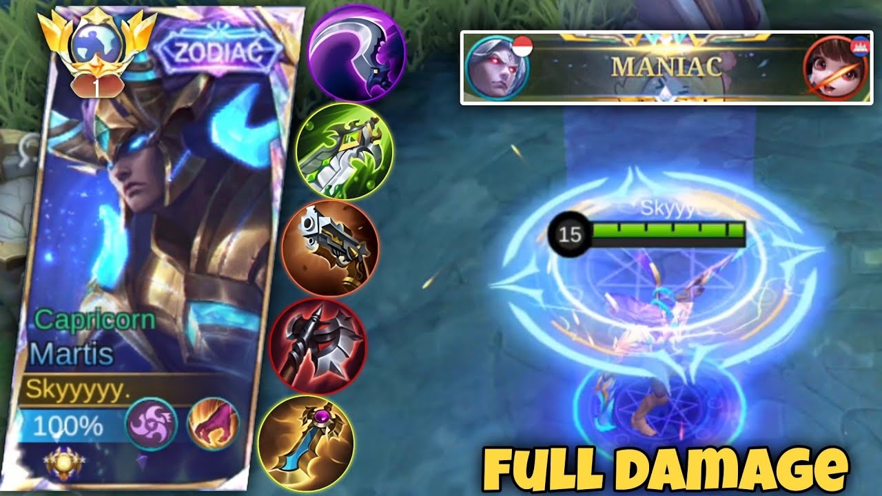 MARTIS EXP LANE BEST BUILD AND BEST ROTATION!!🔥 ( Must Watch ) - YouTube