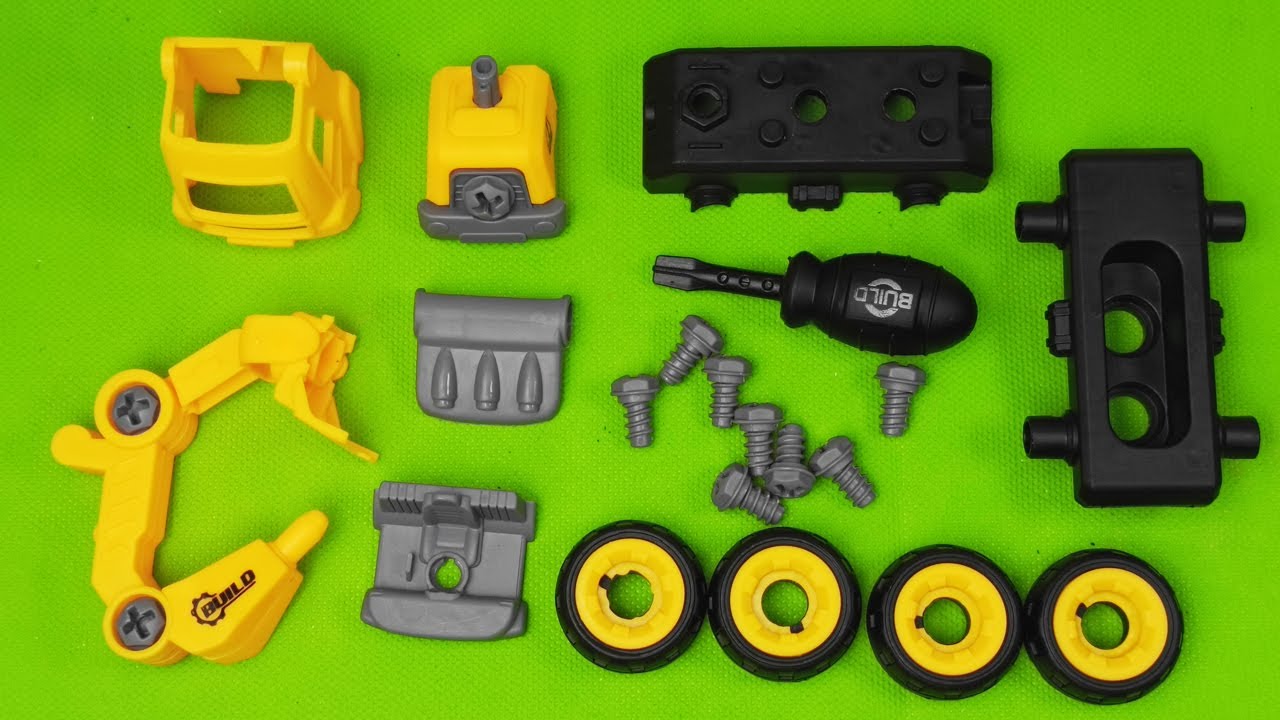 Assembling Drill Truck Toy | Build Your Own Heavy Equipment ...