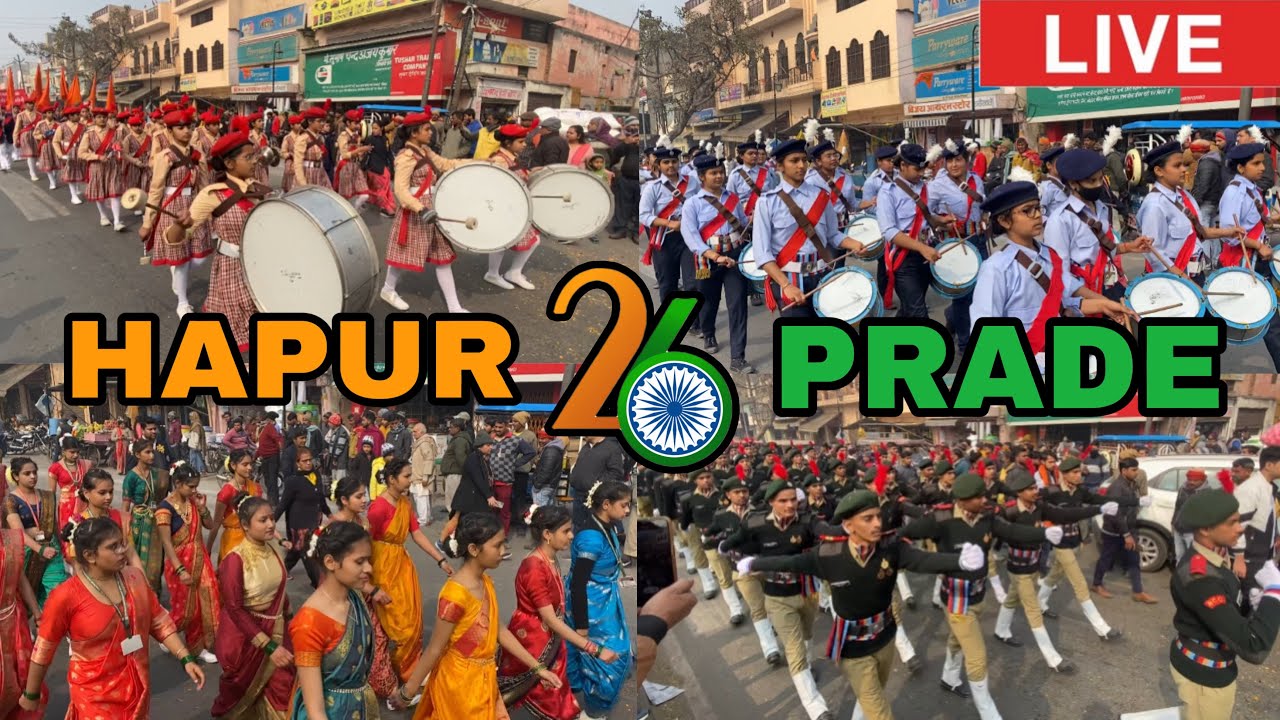 26 January Prade 2024 | SBVM & SBM School Prade Hapur | Happy Republic ...