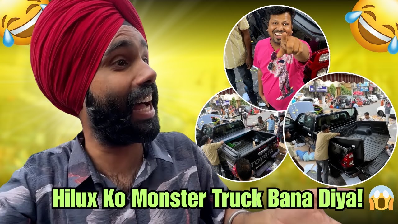 Hilux Ko Modify Karke Monster Truck Bana Diya! 😱🔥 Full Custom Build ...