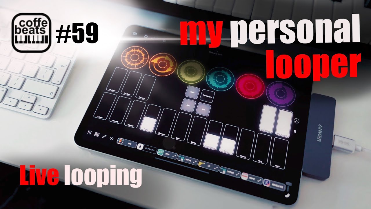 CoffeBeats #59 - Loopy Pro with Yamaha FGDP-30 and MX - live looping ...