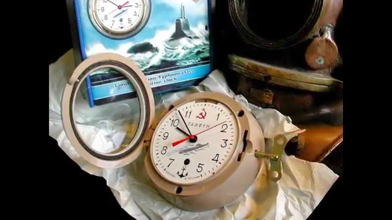Russian Vostok Ship Marine 8-Days Clock 5-CHM Submarine Typhoon - YouTube