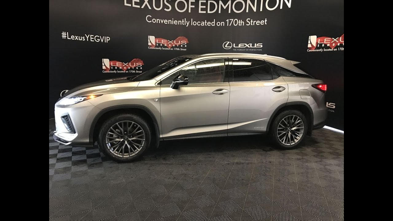 Silver 2020 Lexus RX 450h F SPORT 2 Package Review - Lexus of Edmonton ...