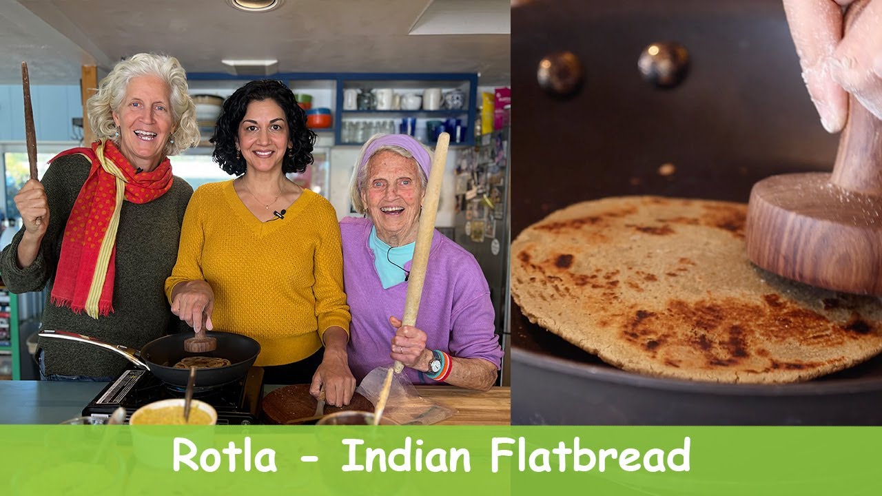 Rotla - Indian Flatbread goes with any Dal or Soup - YouTube