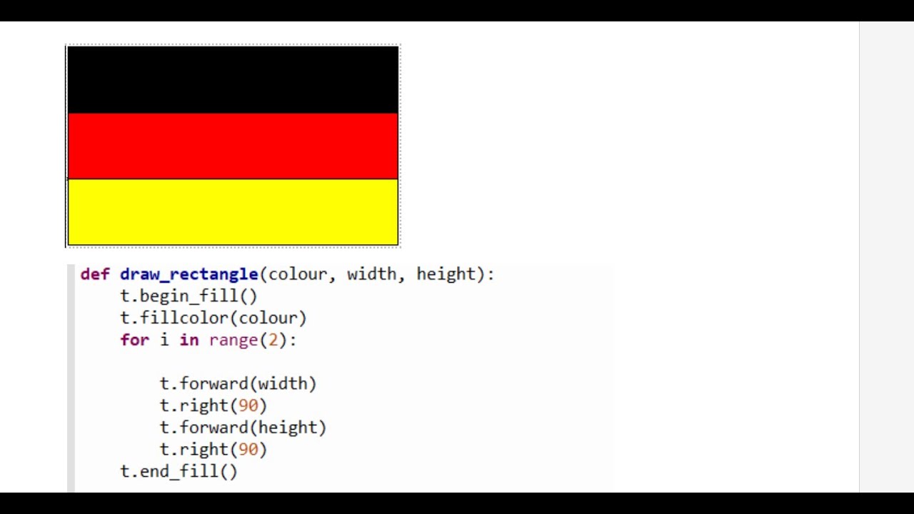 Live Coding Drawing Flags With Pythonturtle Youtube 5609