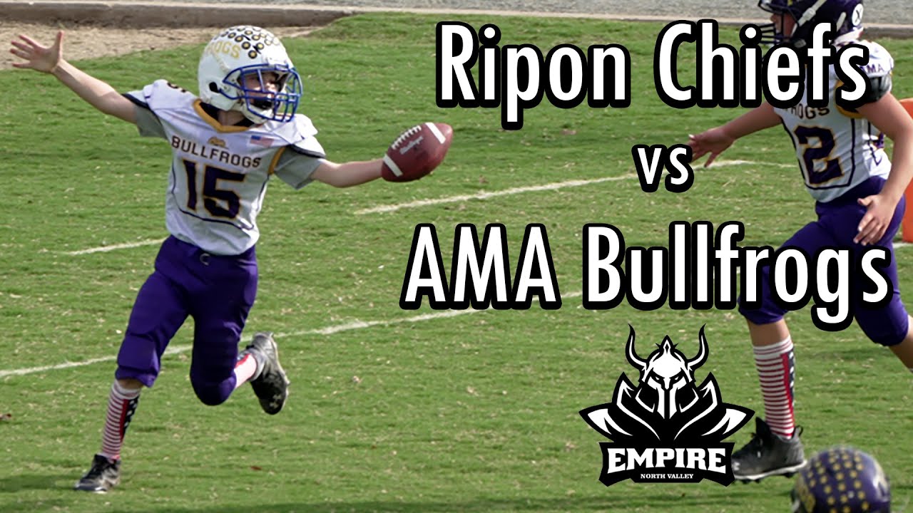 10u Ripon Chiefs v AMA Bullfrogs Highlights - YouTube