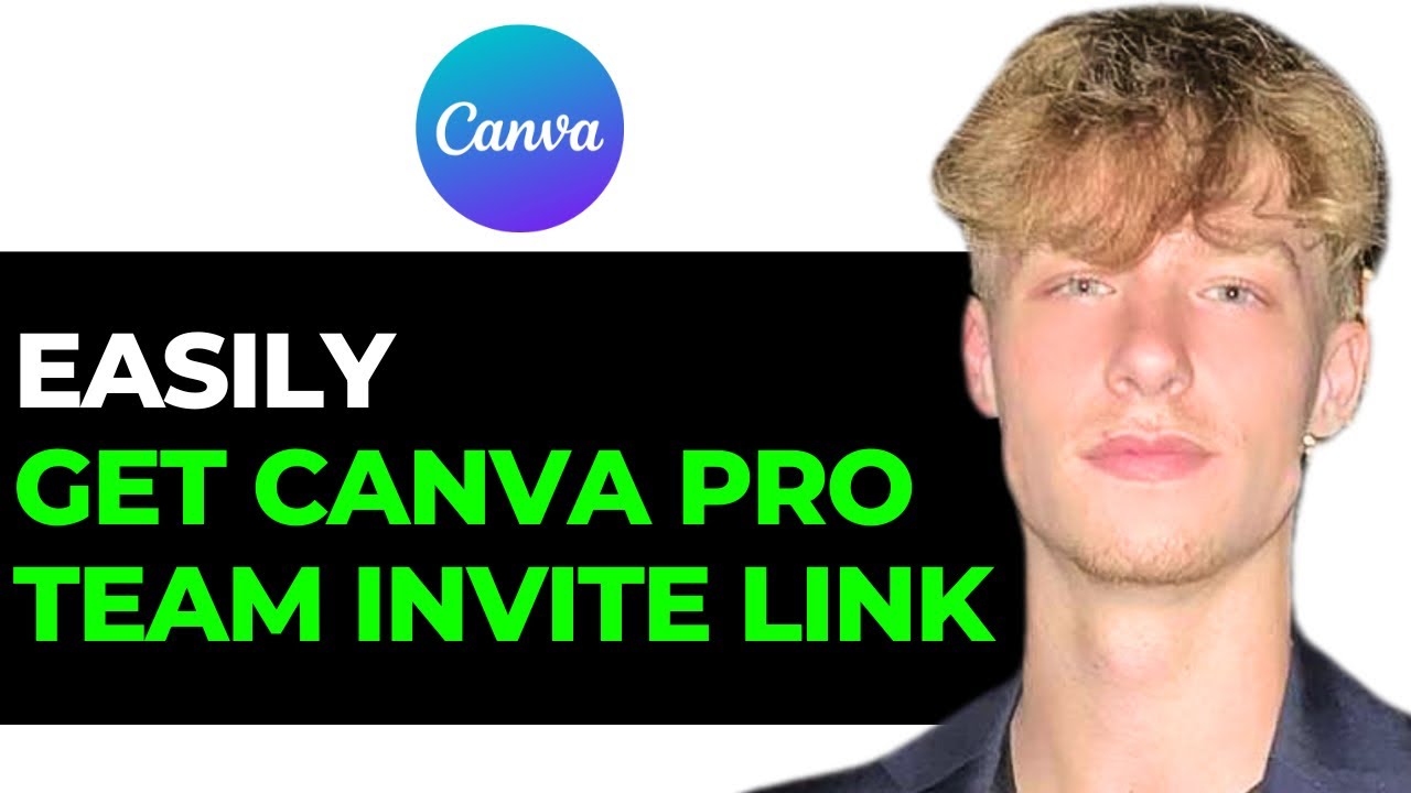 How to Easily Get Canva Pro Teams Invite link 2024! Easily get invite ...