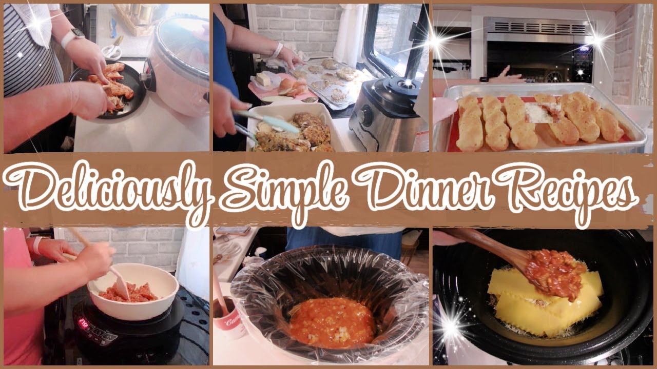 Deliciously Simple Dinner Recipes (Come cook with me) - YouTube
