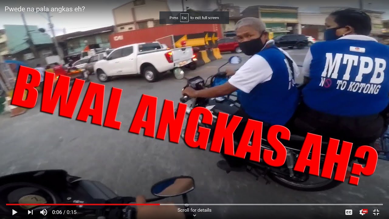 Pwede na pala angkas eh? | MTPB | Angkas | Bawal padin - YouTube