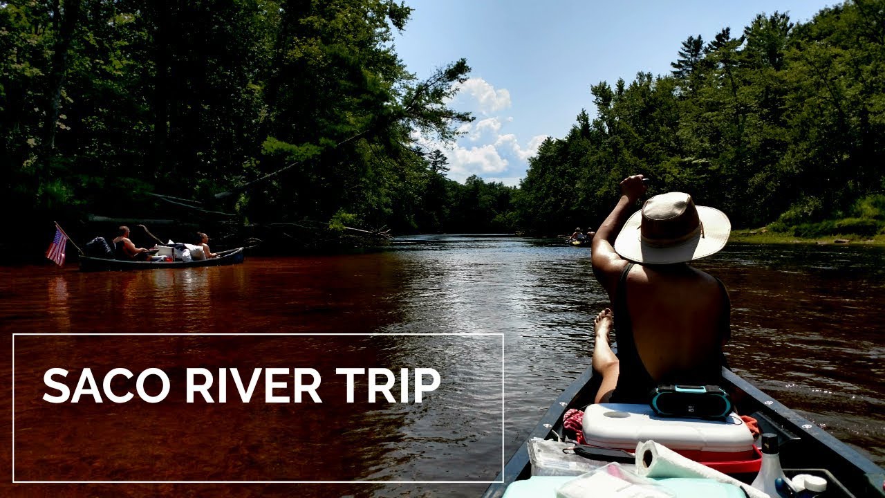 Canoeing The Saco River for Three Days - YouTube
