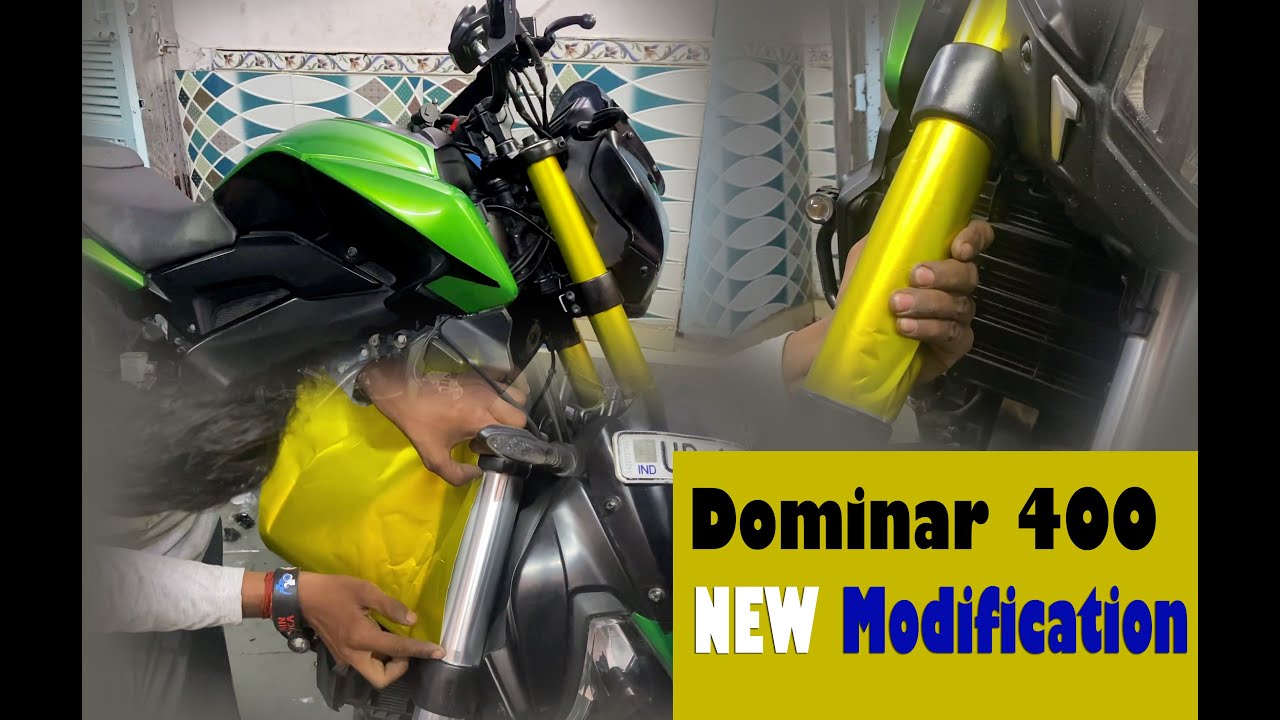 New modification.... Dominar 400 Green - YouTube