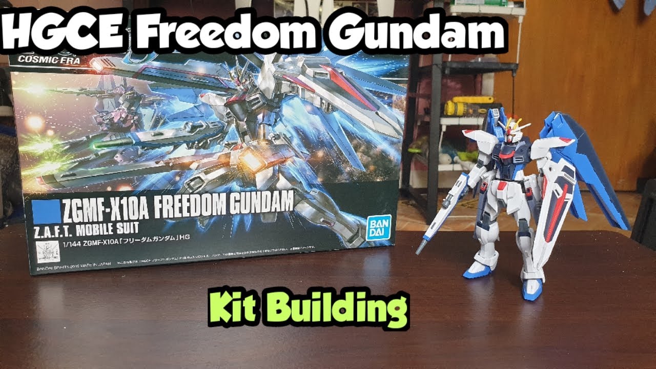 HGCE Freedom Gundam [Kit Building] - YouTube